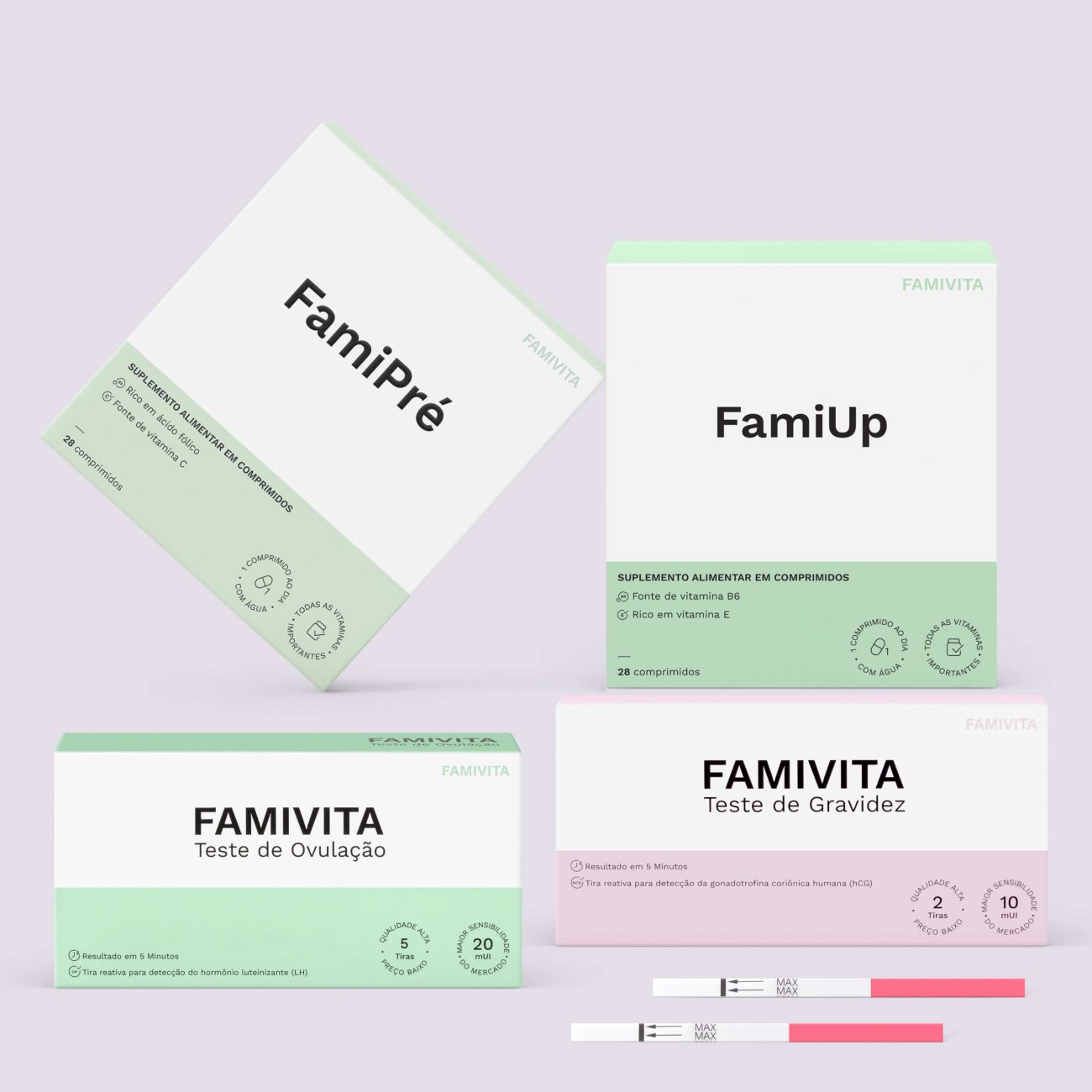 FamiKit Casal - Vitaminas para o Casal e Testes de Fertilidade | Famivita
