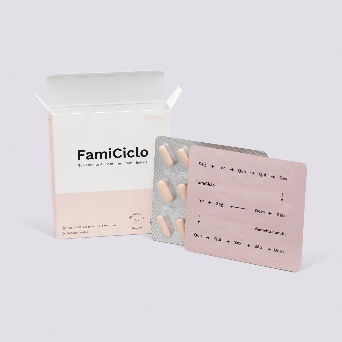 FamiCiclo - Vitamina para Mulher com Metilfolato | Famivita