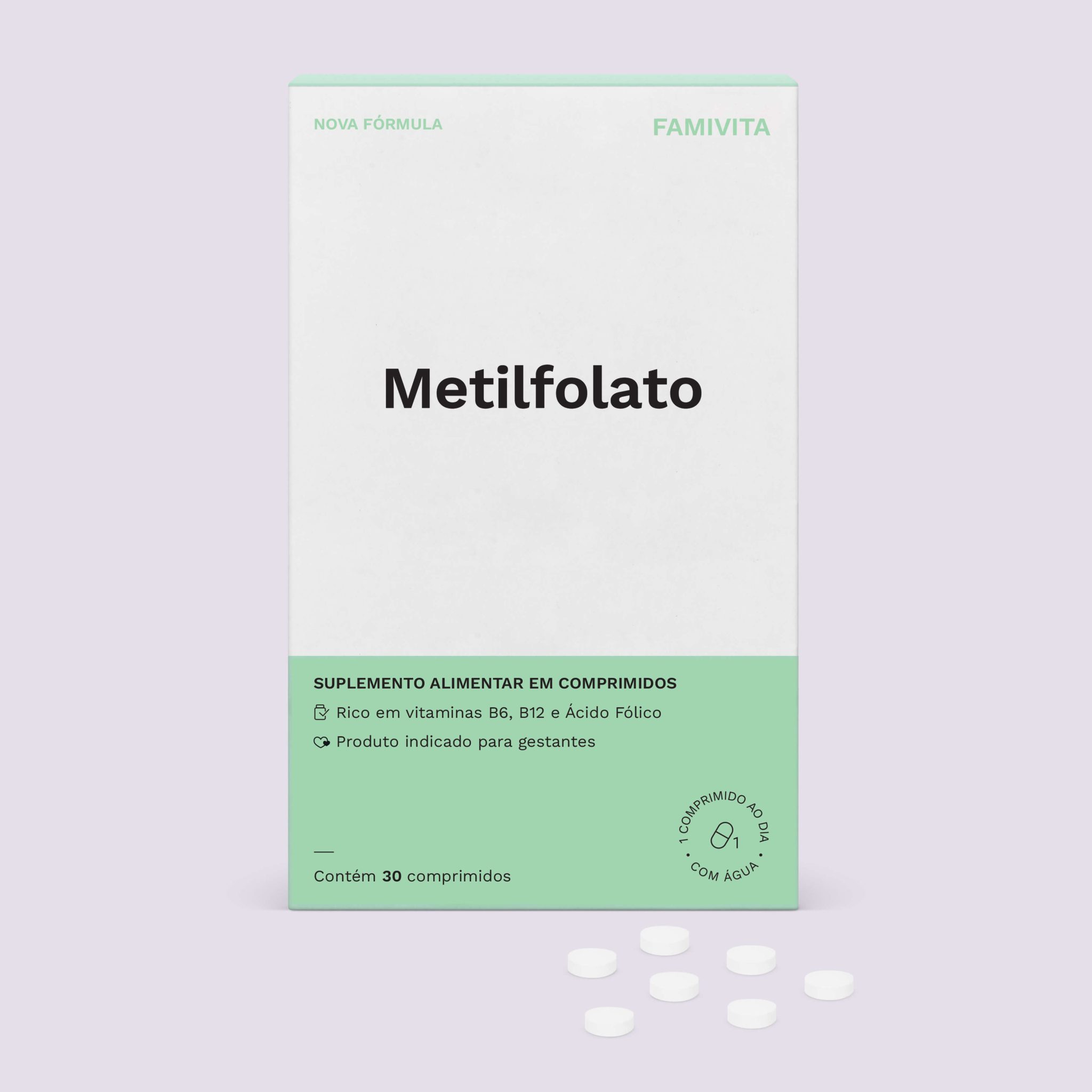 Metilfolato - Ácido Fólico Ativo - Para Gestantes | Famivita