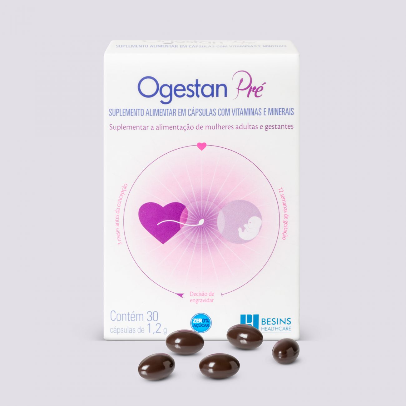 Ogestan Pré - Vitamina para Pré-Concepção | Famivita