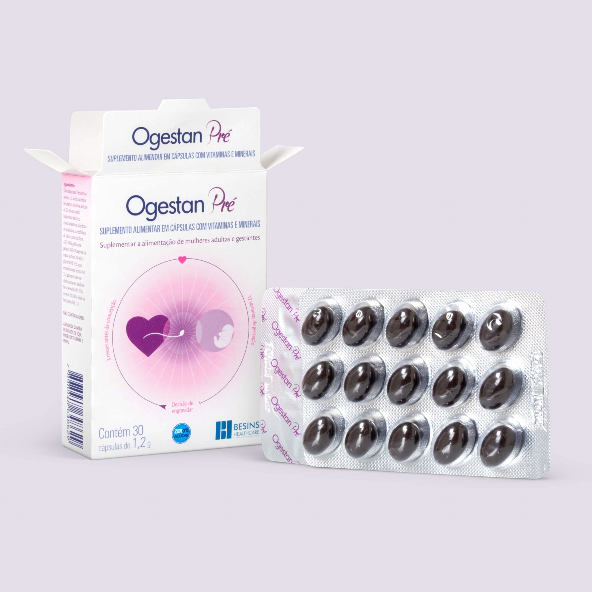 Ogestan Pré - Vitamina para Pré-Concepção | Famivita