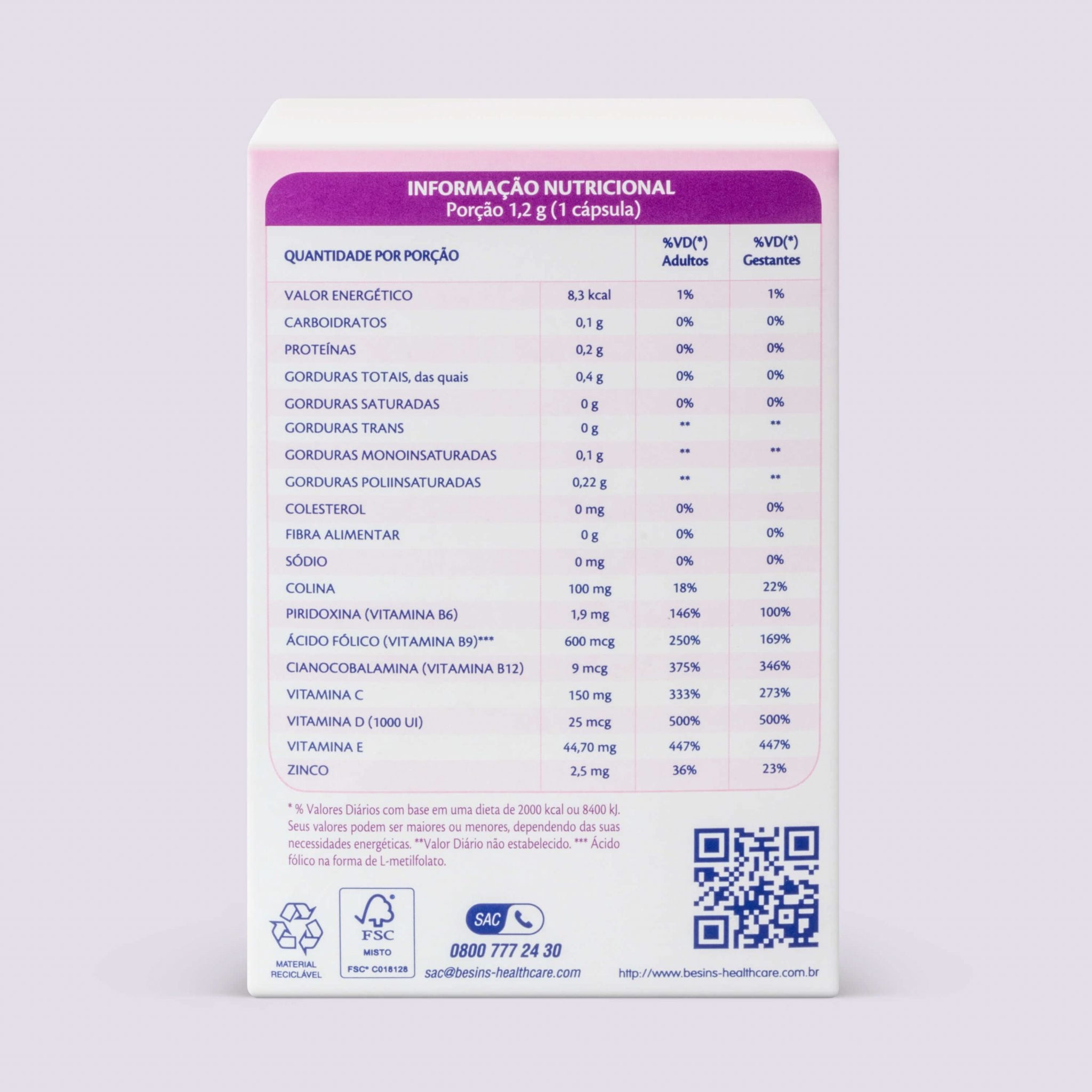 Ogestan Pré - Vitamina para Pré-Concepção | Famivita