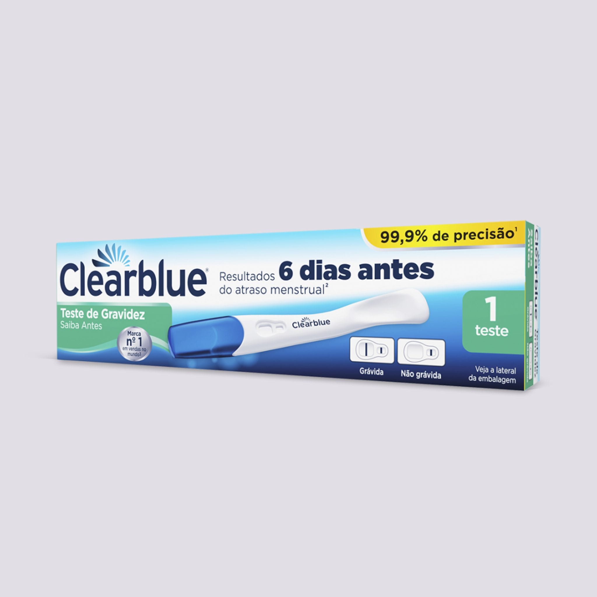 Clearblue Saiba Antes - Teste de Gravidez - Até 6 Dias Antes | Famivita