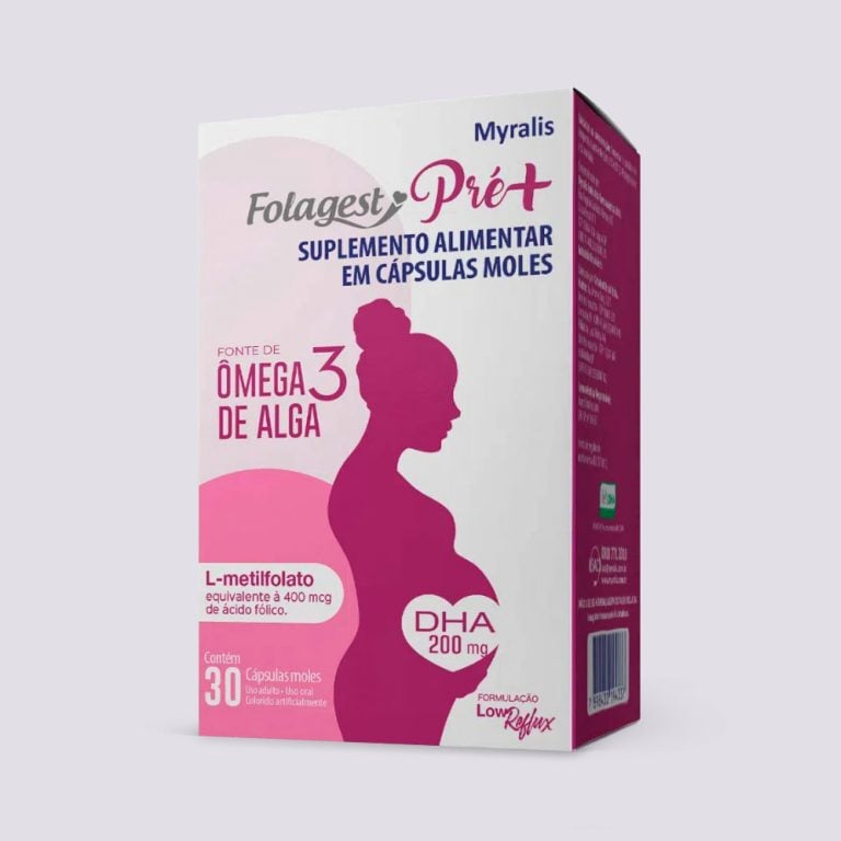Folagest Pré+ - 30 Cápsulas - Vitamina para Pré-Concepção | Famivita