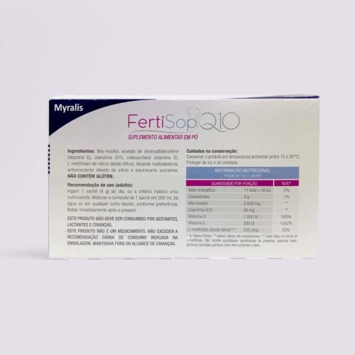 FertiSop Q10 - Mio-Inositol, Ácido Fólico e Coenzima Q10 | Famivita
