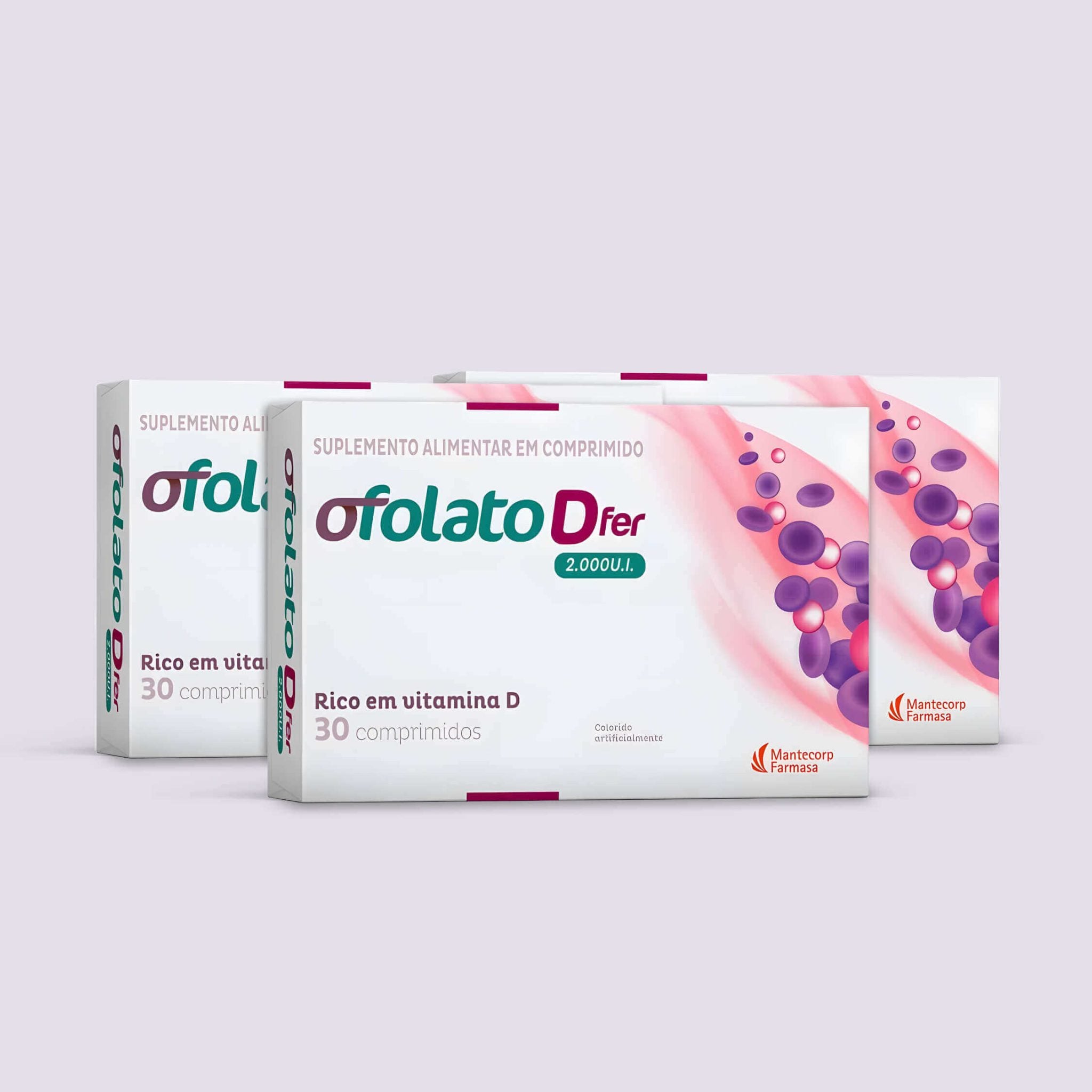 Ofolato D Fer 2000 UI - 30 Comprimidos | Famivita