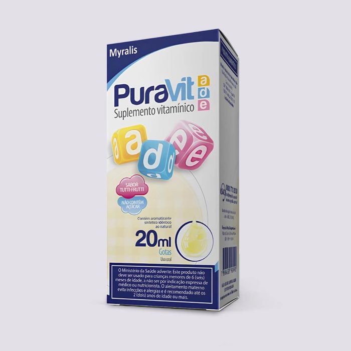 Puravit ADE 20ml - Solução Oral Infantil | Famivita