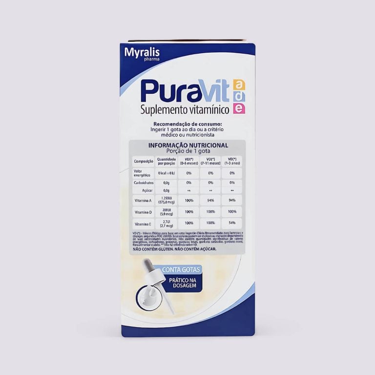 Puravit ADE 20ml - Solução Oral Infantil | Famivita