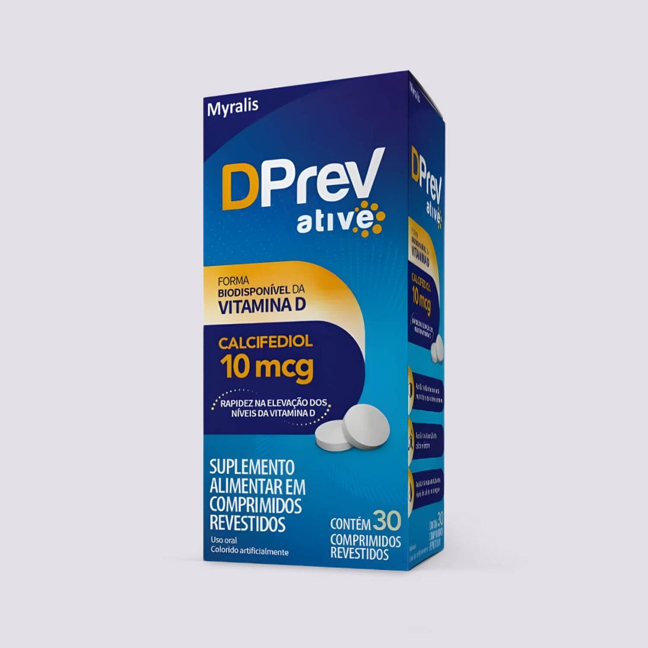 DPrev Ative - 30 Comprimidos - Vitamina D Ativa | Famivita
