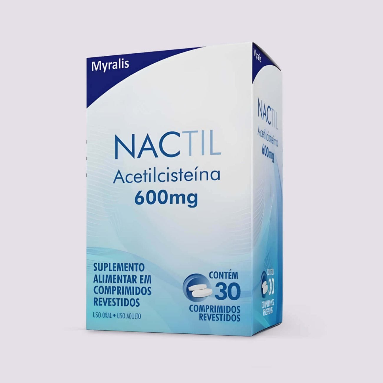 Nactil 30 Comprimidos - N-Acetilcisteína | Famivita