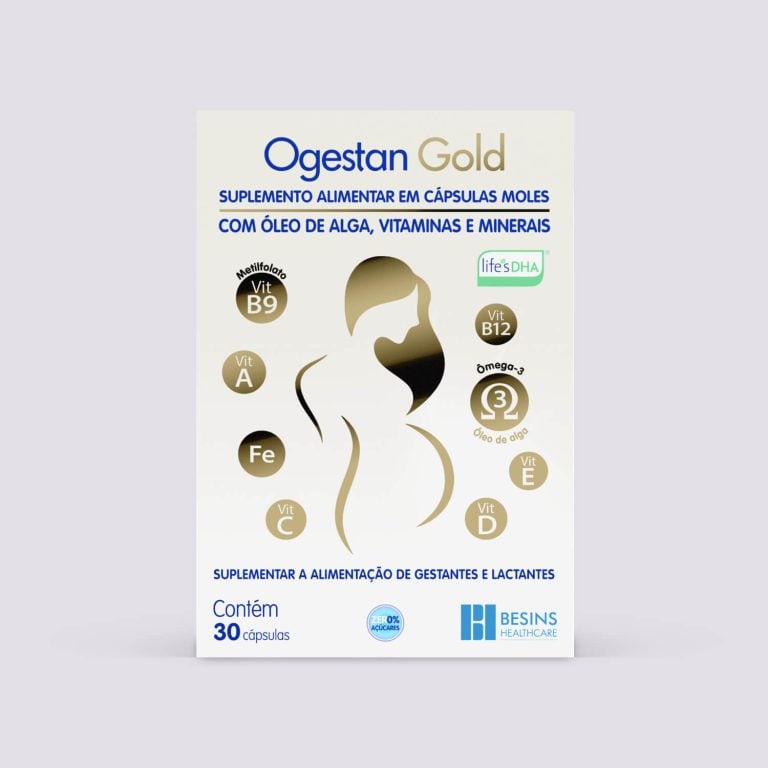 Ogestan Gold - 30 e 90 Cápsulas - Para Gestantes | Famivita