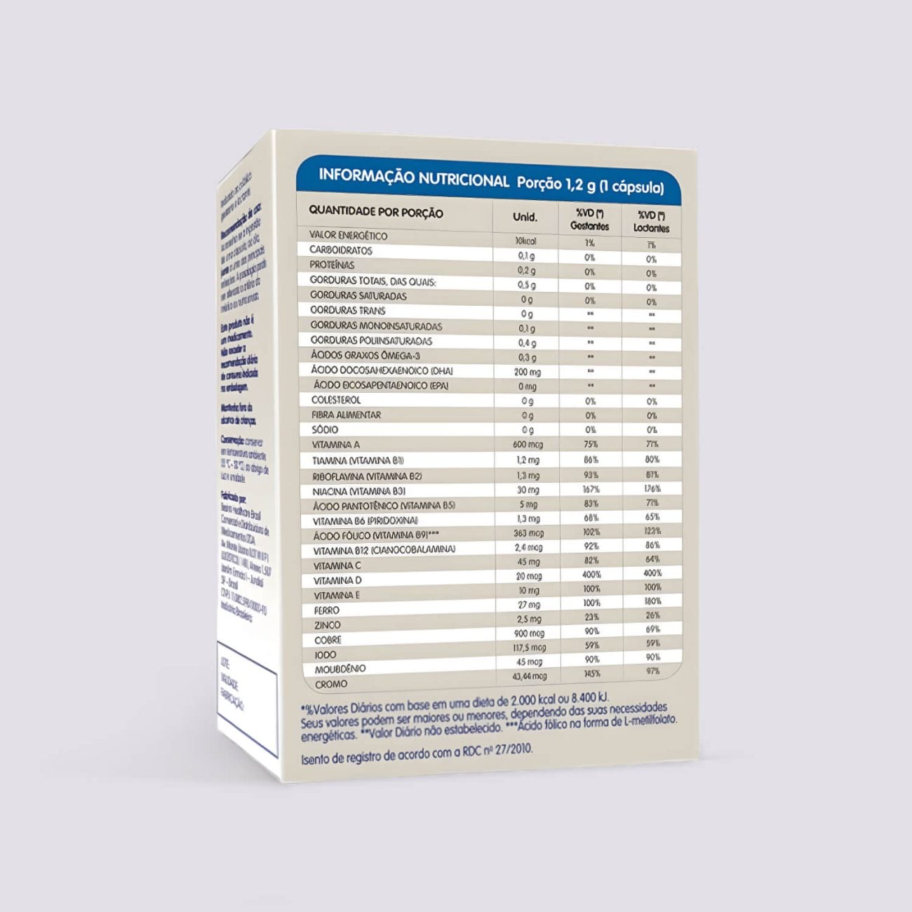 Ogestan Gold - 30 e 90 Cápsulas - Para Gestantes | Famivita