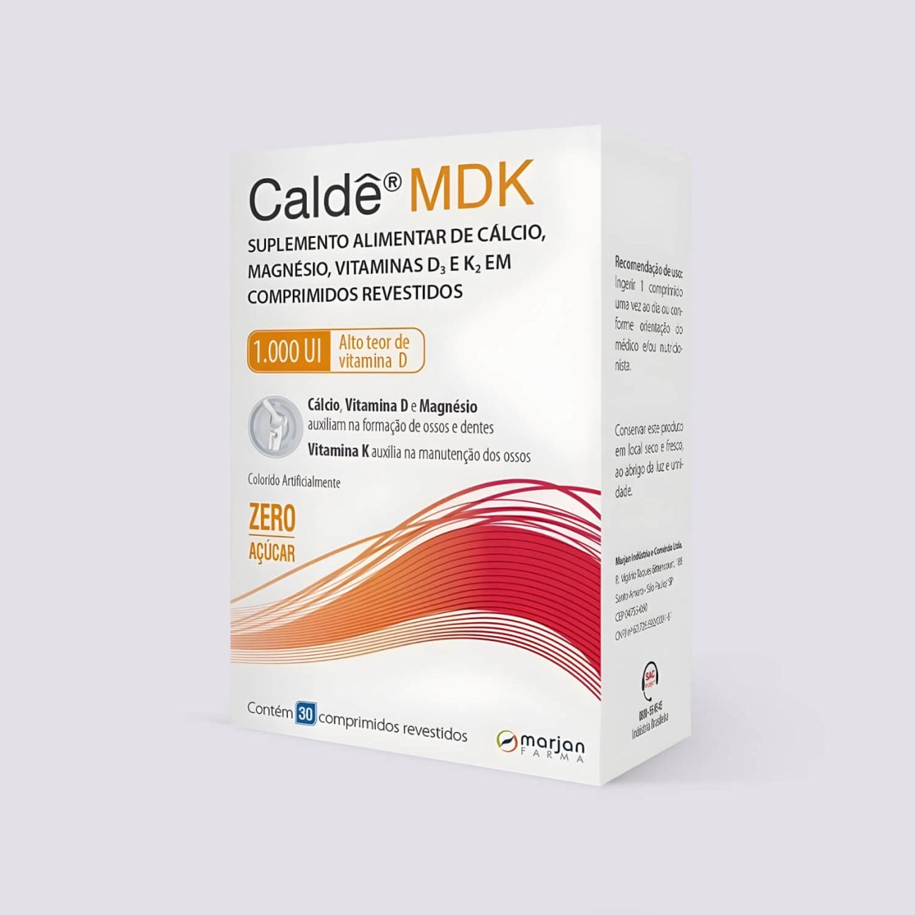 Caldê MDK 1000UI - Cálcio, Magnésio e Vitaminas | Famivita