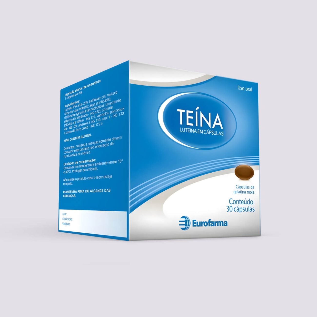 Teína - 30 Cápsulas - Suplemento de Luteína | Famivita