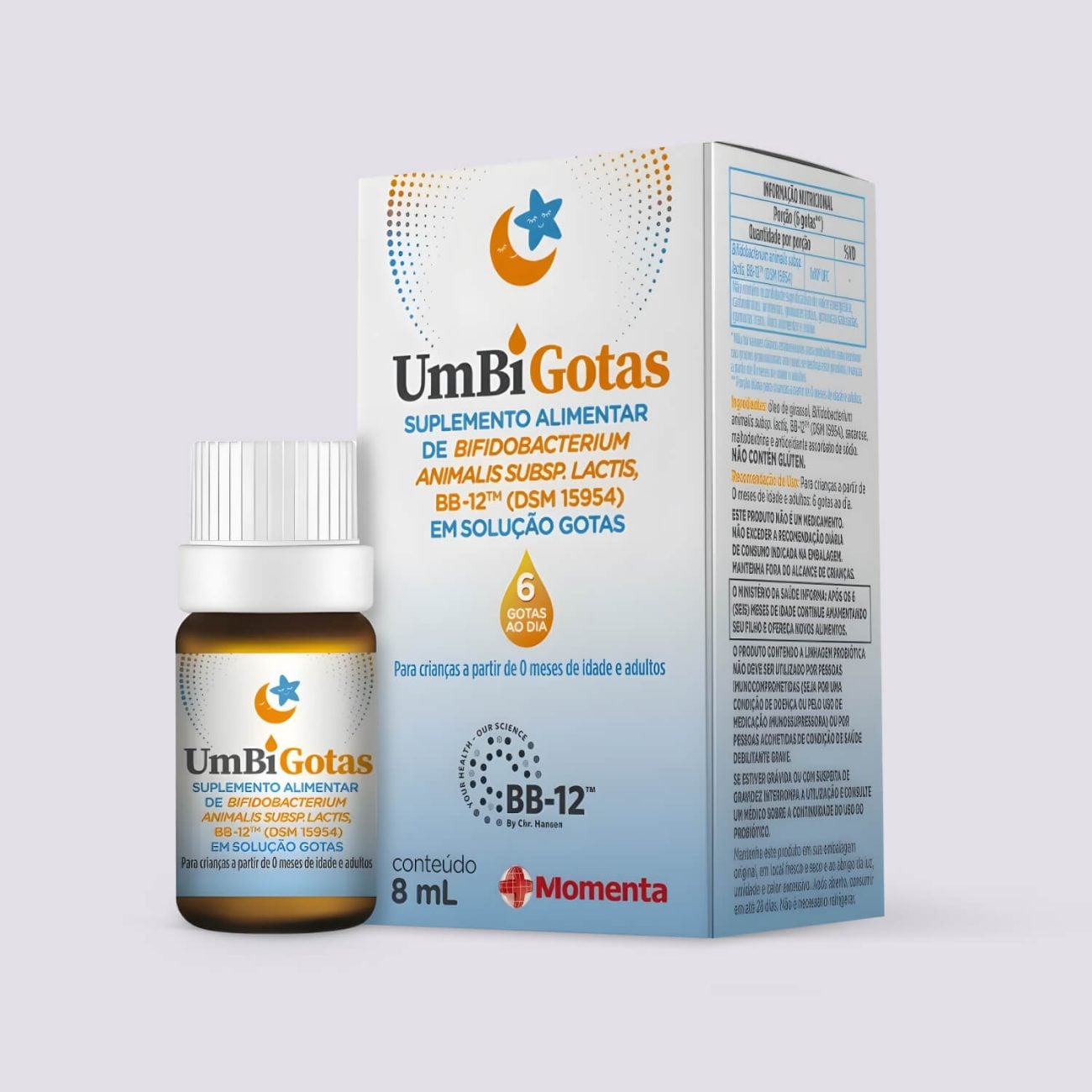 UmBi Gotas 8ml - Suplemento Probiótico Adulto e Infantil | Famivita