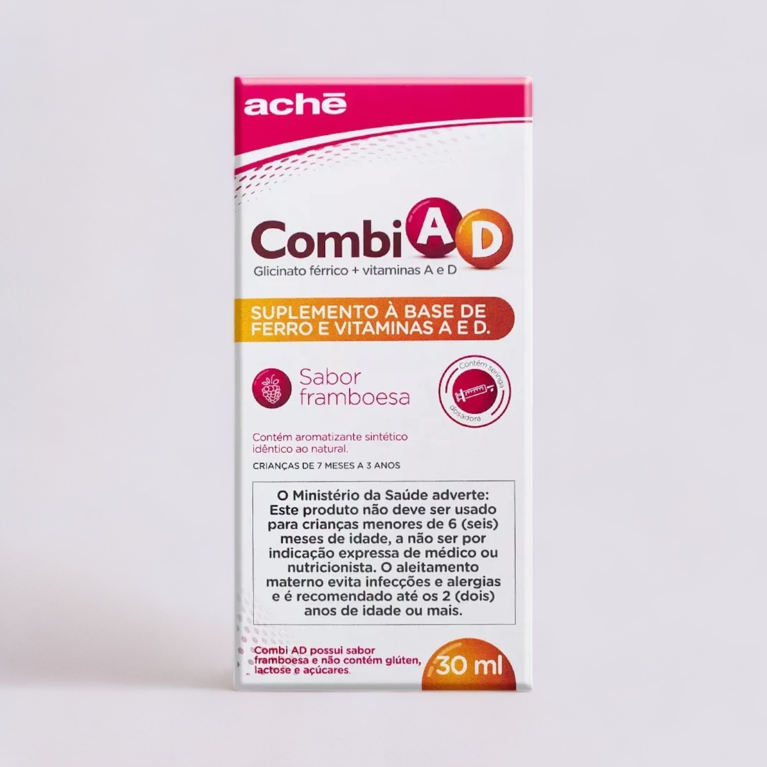 Combi AD - 30 e 60ml - Com Vitaminas A, D e Ferro | Famivita