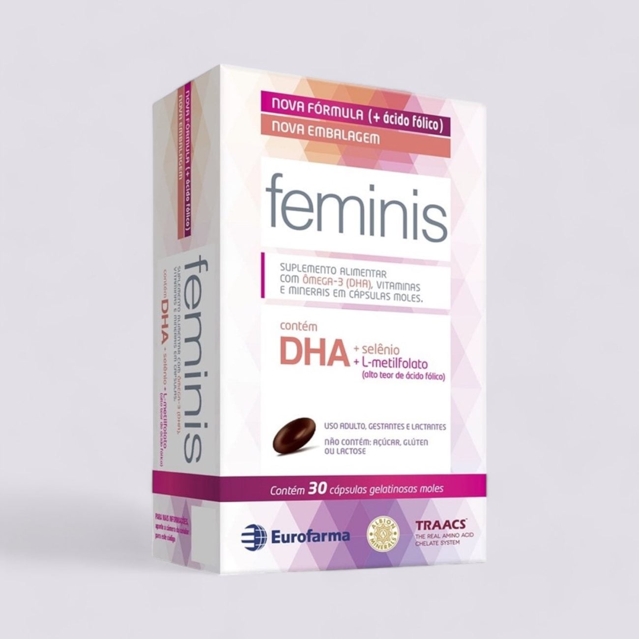 Feminis - 30 Cápsulas - Suplemento com Metilfolato | Famivita