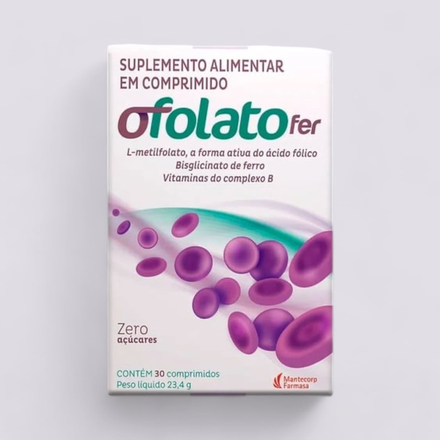 Ofolato Fer - 30 e 90 Comprimidos - Metilfolato e Ferro | Famivita