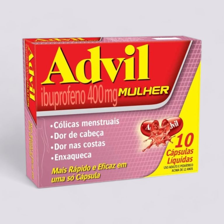 Advil Mulher - 10 Cápsulas - Alívio de Cólicas Menstruais | Famivita