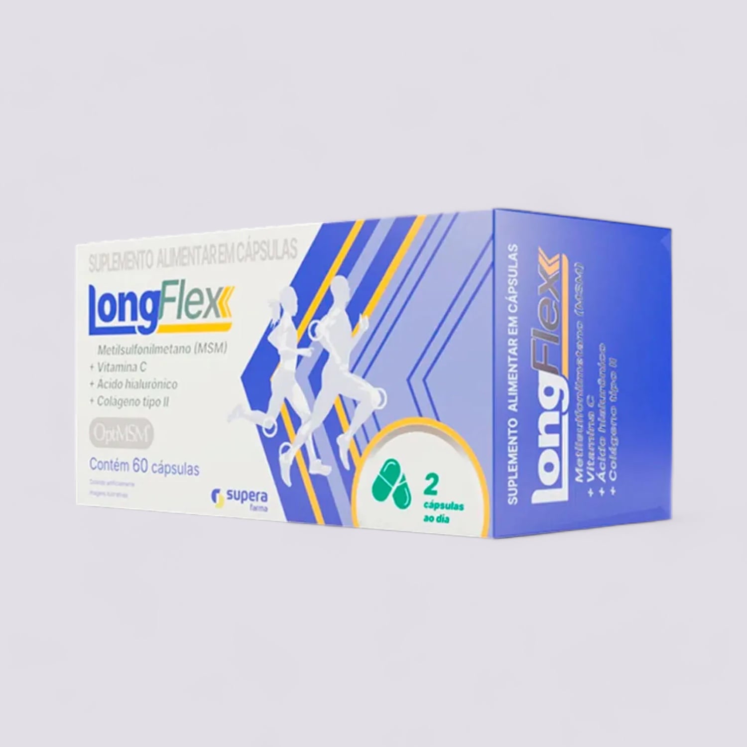LongFlex - 60 Cápsulas - Colágeno e Nutrientes | Famivita