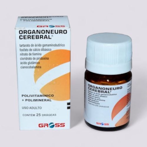 Organoneuro Cerebral - 25 Drágeas - Aminoácidos | Famivita