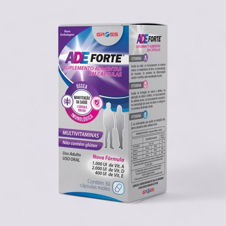 Adeforte - 30 e 60 Cápsulas - Vitamina A, D e E | Famivita