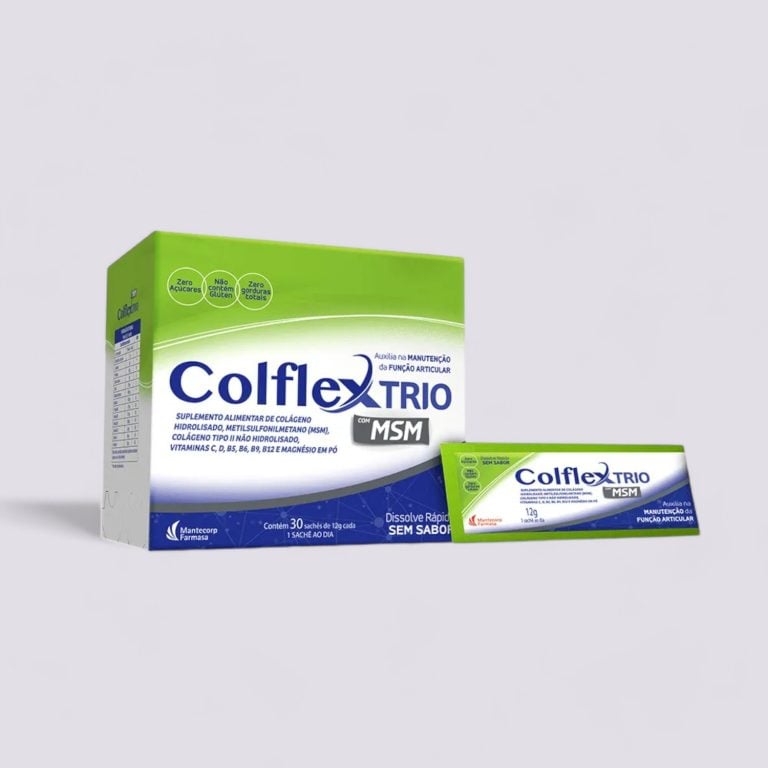 Colflex Trio - Colágeno, MSM e Nutrientes - 30 Sachês | Famivita