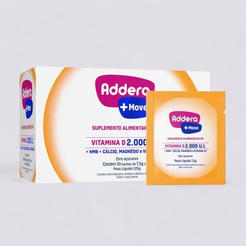 Addera +Move 2000UI - Vitamina D - 30 Sachês | Famivita