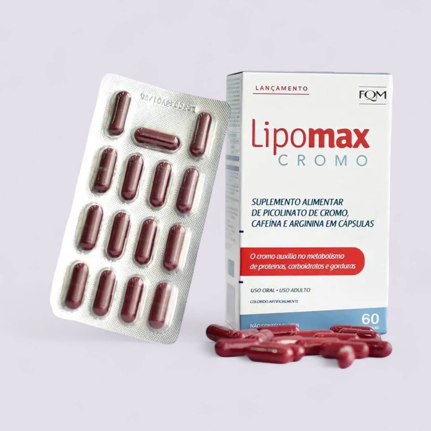 Lipomax Cromo - 60, 120 e 240 cápsulas | Famivita